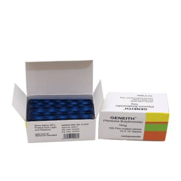 Geneith Hyoscine Tablets - Geneith Pharmaceuticals