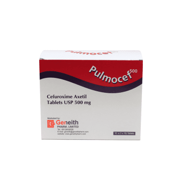 Pulmocef 500mg Tablet - Geneith Pharmaceuticals